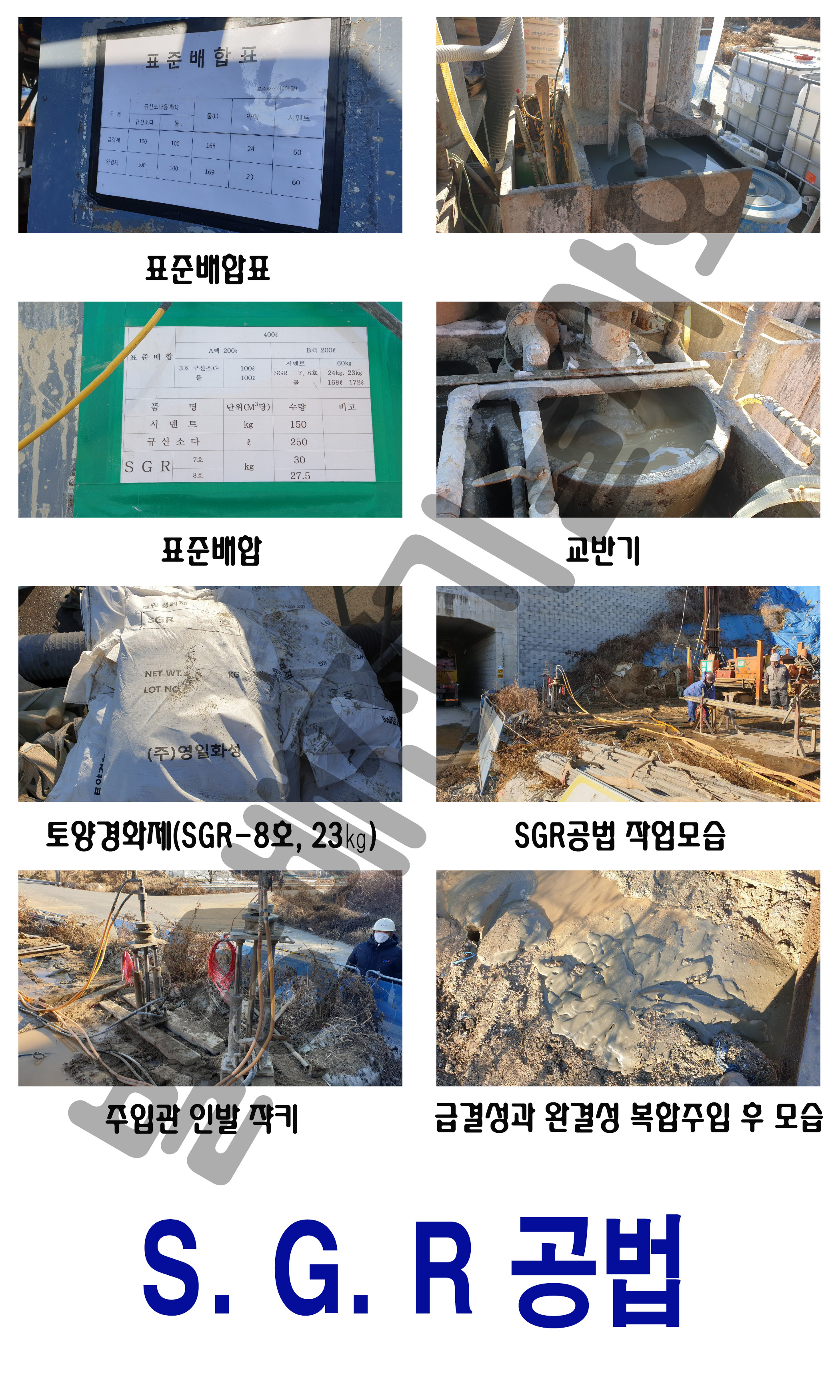 S. G. R 공법(Space Grouting Rocket System) - 송전 자료 - 발송배전기술사회